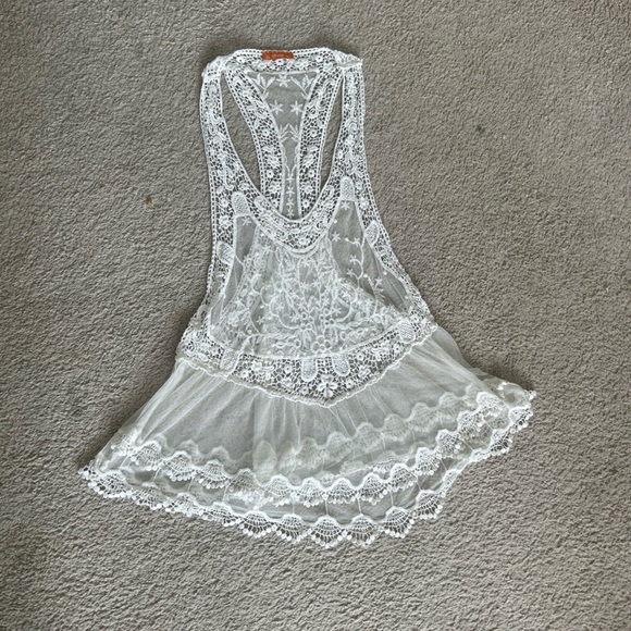 Tops | Throw Over Bikini Or Wear As A Shirt With Bra Underneath | Poshmark